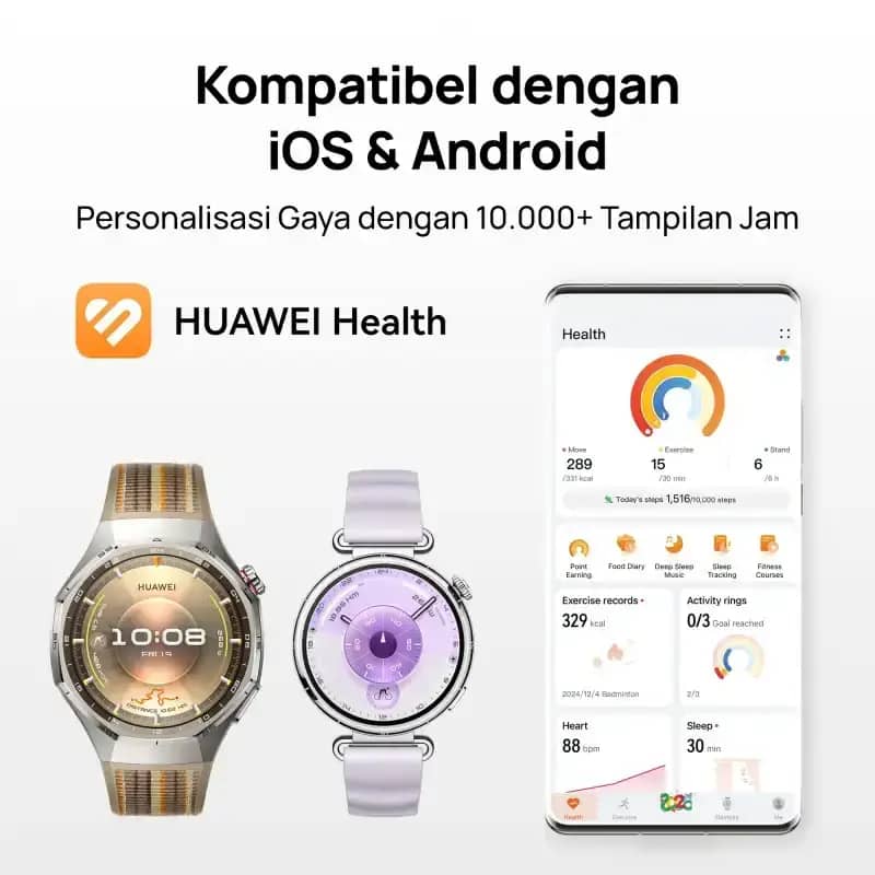 Promo [kini Hadir] HUAWEI Watch Gt 6 Series Smartwatch L Golf & Diving ...