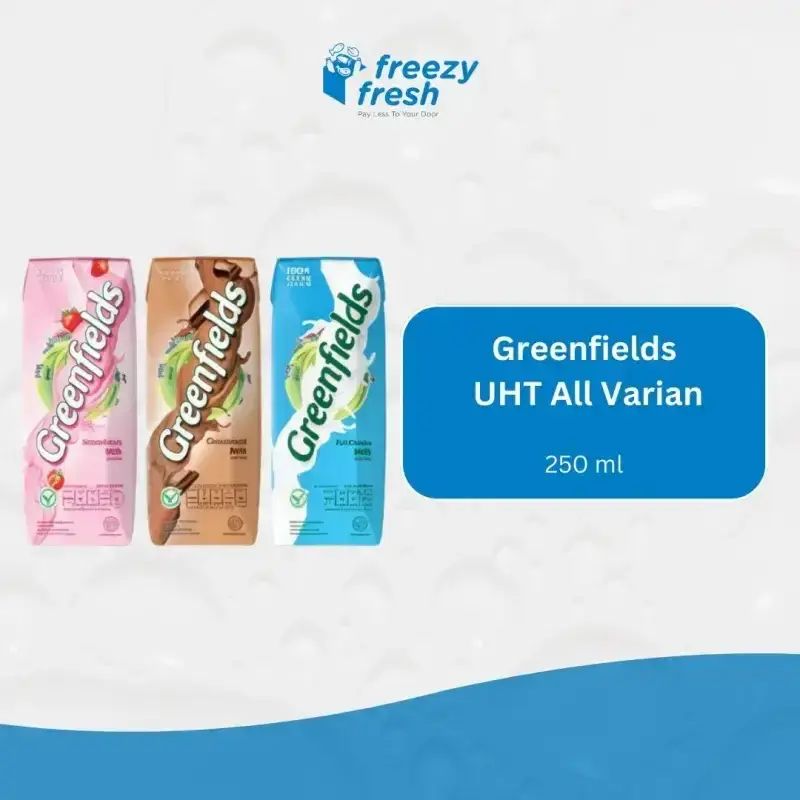 Promo Greenfields Uht Full Cream 250 Ml - Susu Uht Medium Pack Plain ...