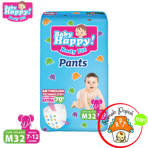Promo Baby Happy pants M32 - BIRU MUDA Diskon 3% di Seller GB Susu RPT - Larangan Indah, Kota ...