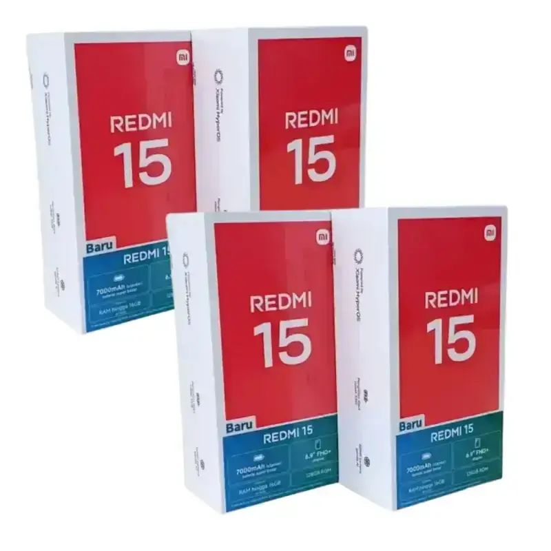 Jual Xiaomi Redmi 15 8/256gb 8/128gb Garansi Resmi Xiaomi Indonesia Di ...
