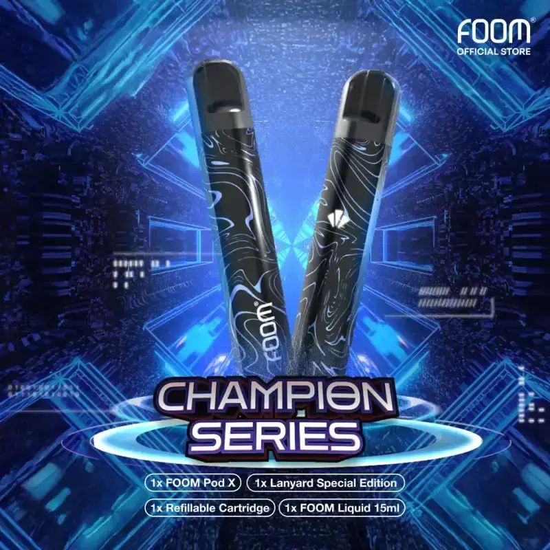 Jual Foom Pod X Champion Series blue team - Bundling Icy Mango Di ...