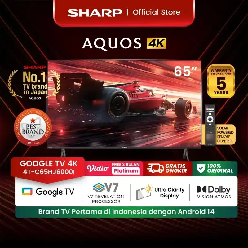 Sharp 65 Inc 🔥 - Tukar Tambah & Gratis Antar Jemput Barang