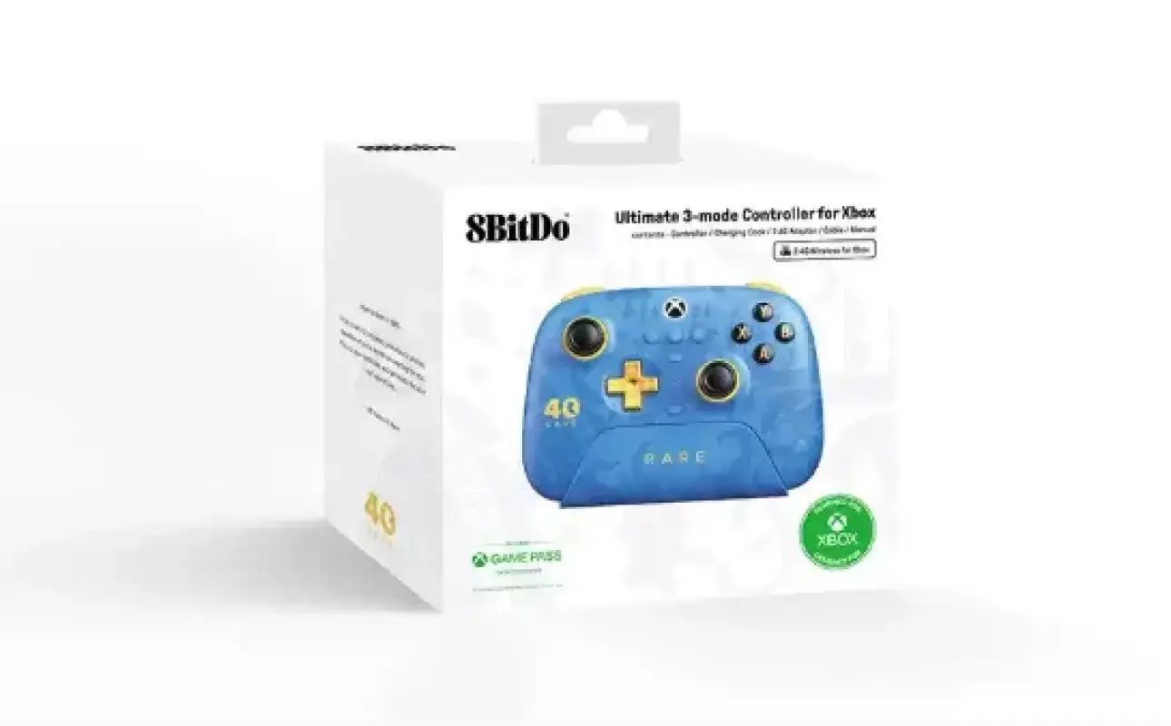 Jual 8bitdo Ultimate 3-mode Rare 40th Edition Wireless Controller Hall ...