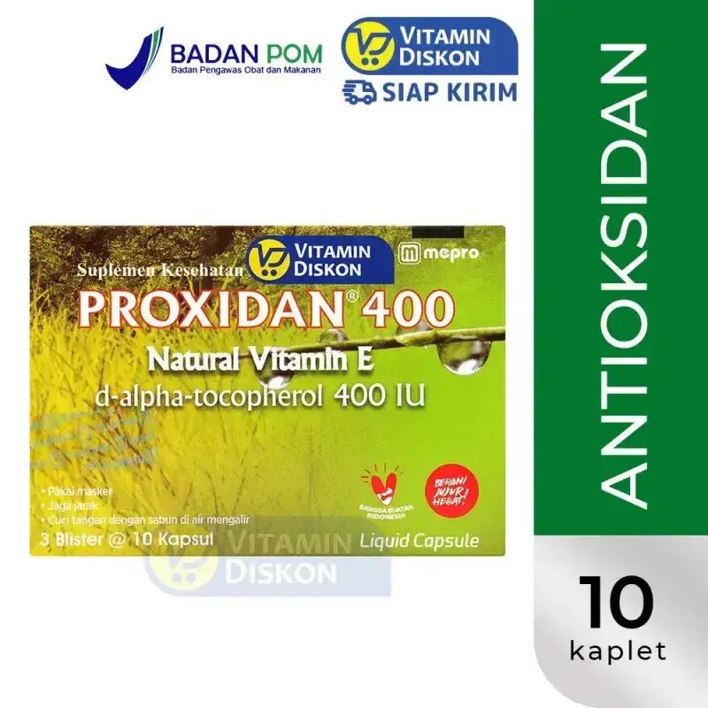 Promo Proxidan 400 Iu 1 Box Isi 3 Strip | Suplemen Vitamin E ...