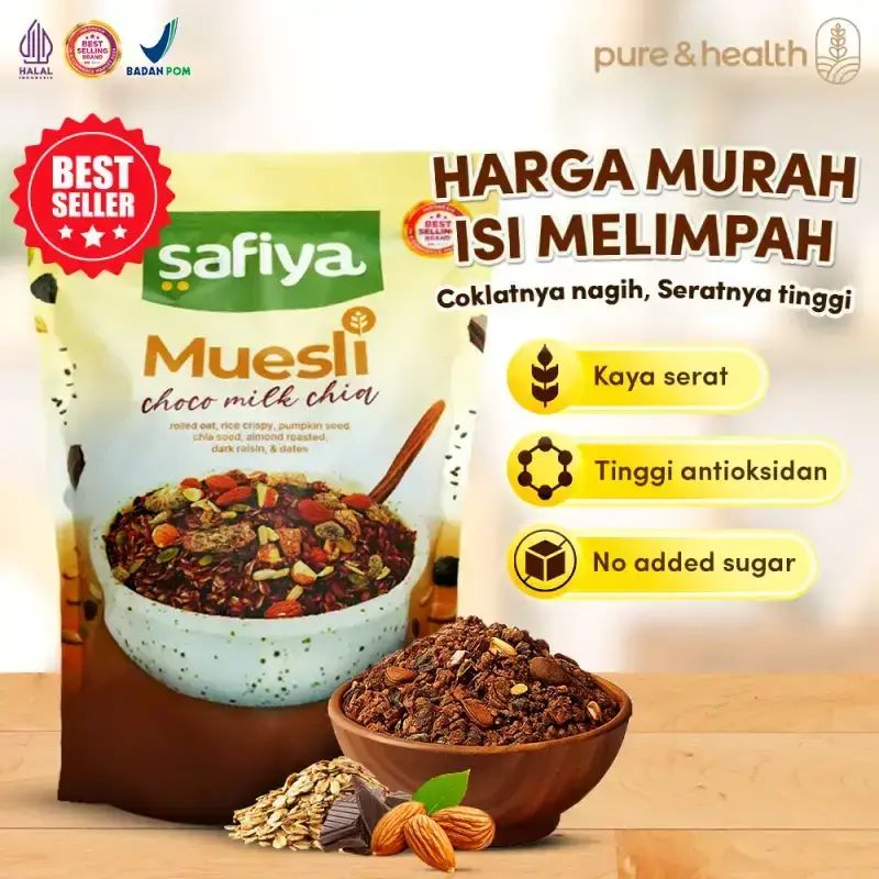 Oatmeal Chiaseed Gratis Ongkir 🔥 Harga Murah Juni 2026