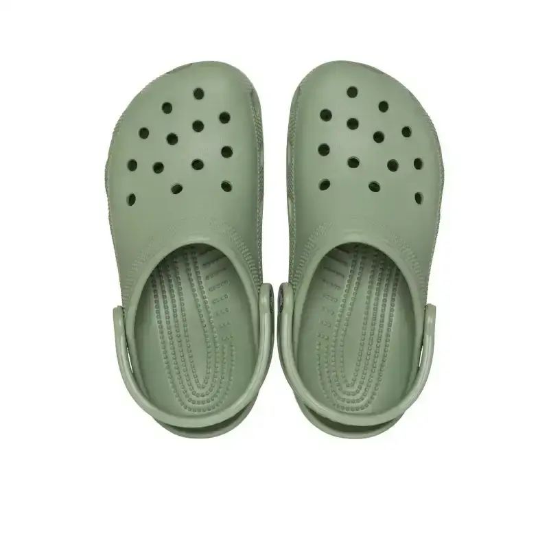 Promo Crocs Classic Clog Sandal Unisex - Moss [ccr10001-308] - 37-38 ...