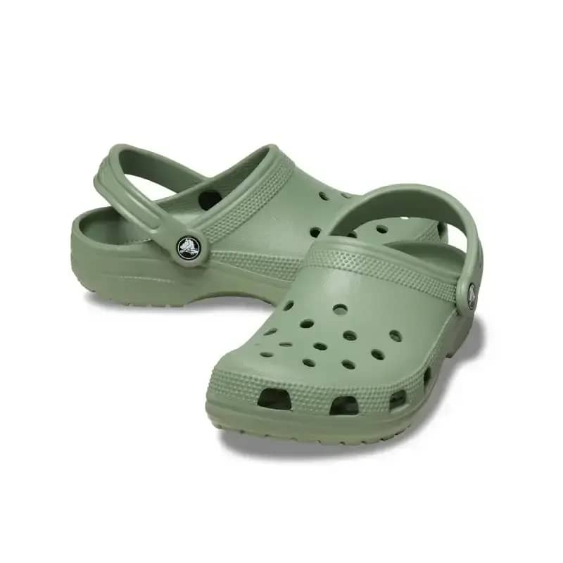 Promo Crocs Classic Clog Sandal Unisex - Moss [ccr10001-308] - 37-38 ...