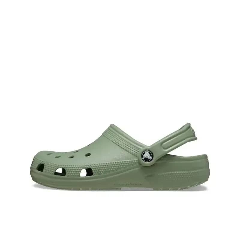 Promo Crocs Classic Clog Sandal Unisex - Moss [ccr10001-308] - 37-38 ...