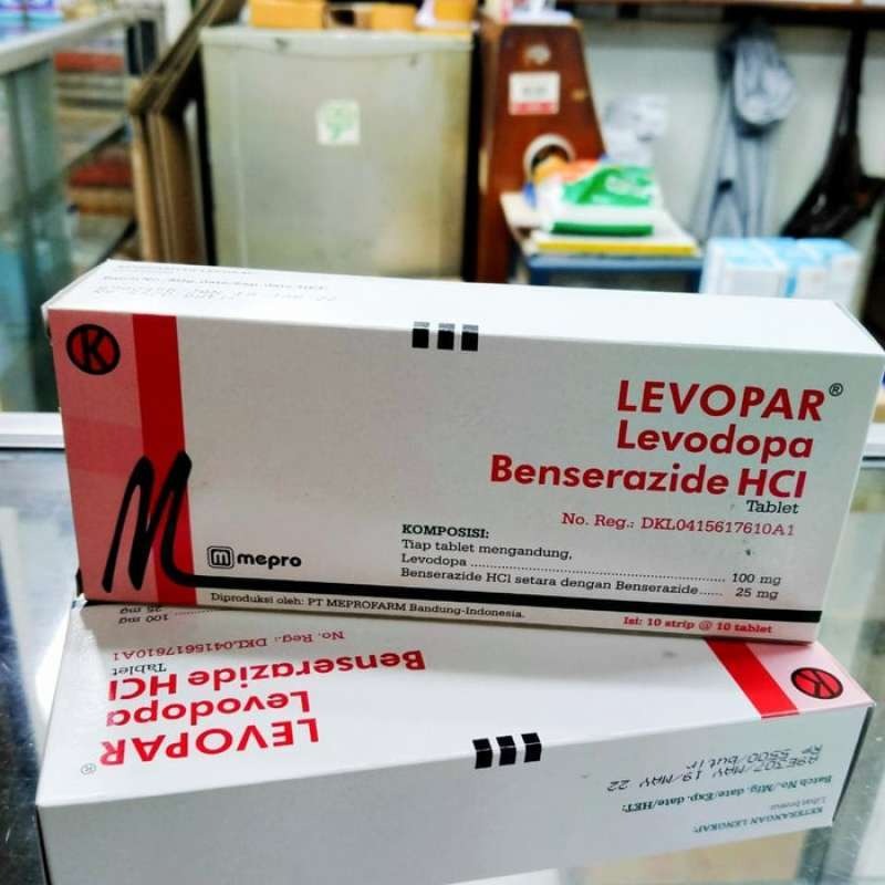 Jual Levopar Levodopa 100 Mg Benserazide 25 Mg Strip (10 Tablet ...