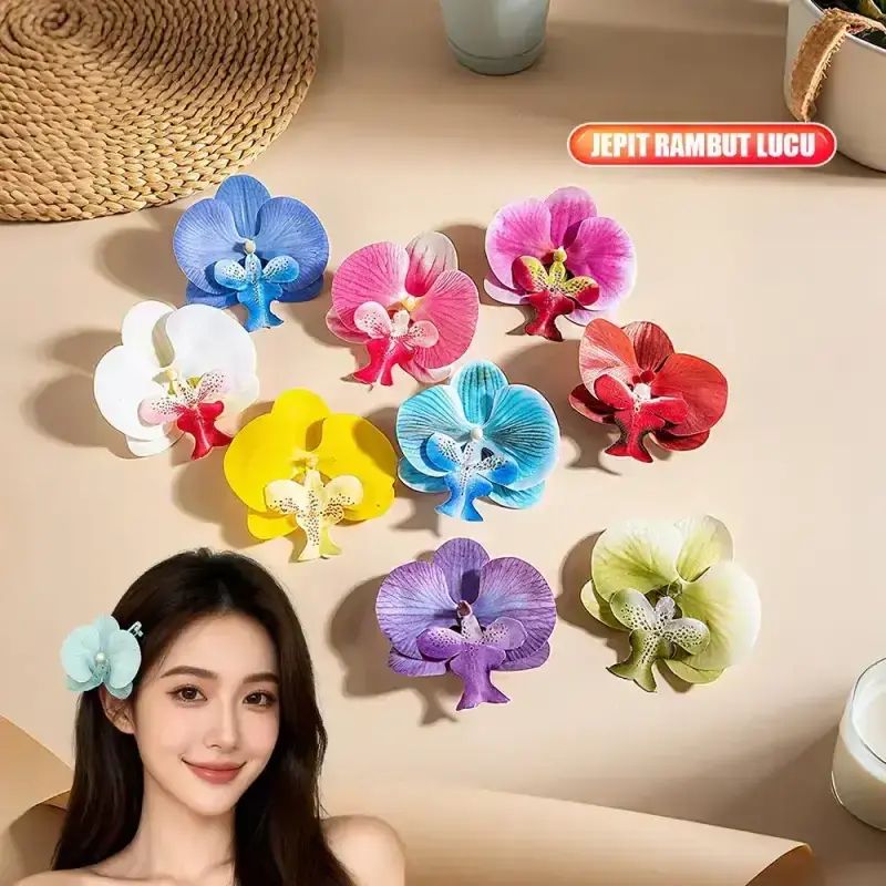Jual Jepit Rambut Motif Bunga 🏷️ Model Premium Original Terbaru & Harga ...