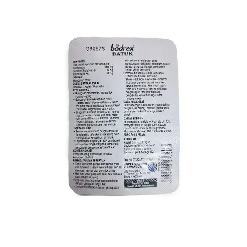 Jual Bodrex Batuk Double Action Strip Isi 4 Tablet - Obat Batuk Di ...