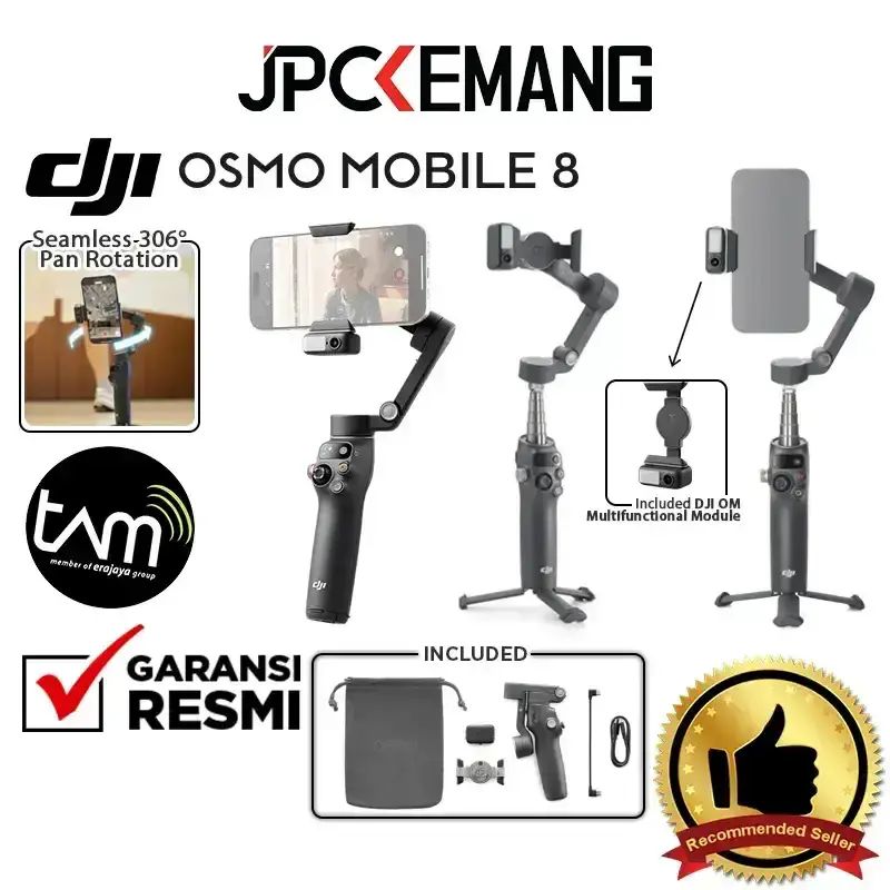Promo Jpc Kemang Dji Osmo Mobile 8 Gimbal Stabilizer Smartphone Hp Dji ...