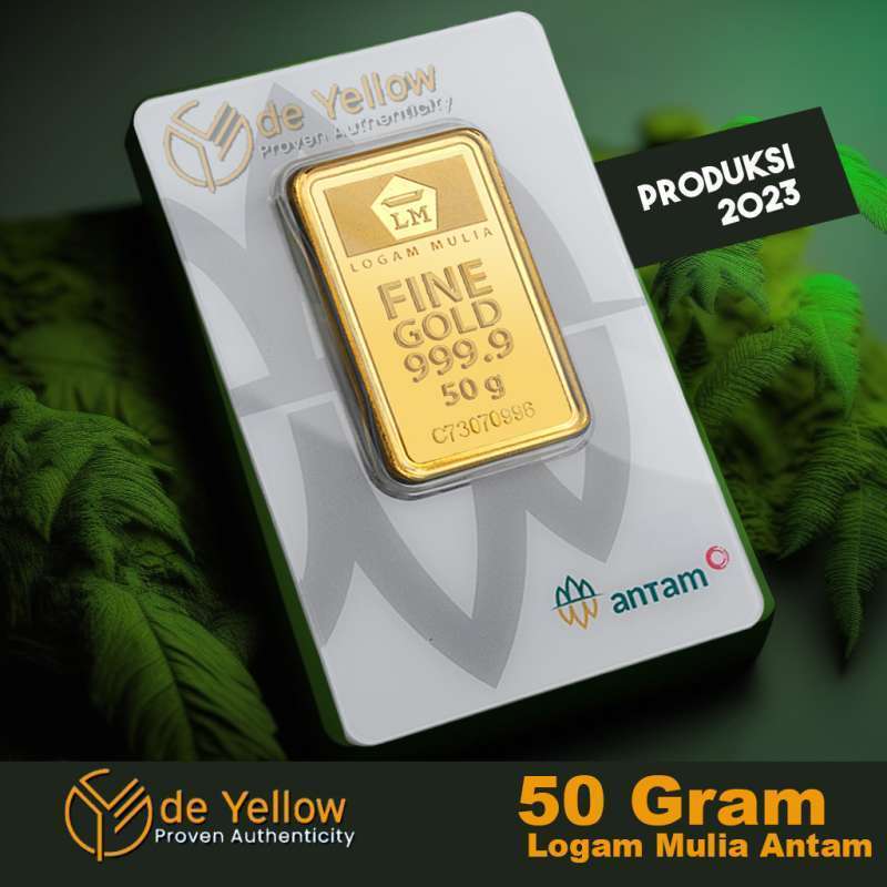 Jual Lm Emas Antam 50 Gram, Logam Mulia Terbaru Di Seller De Yellow ...