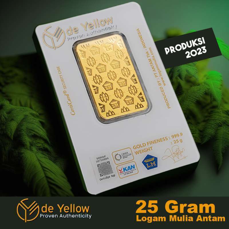 Jual Lm Emas Antam 25 Gram, Logam Mulia Terbaru Di Seller De Yellow ...