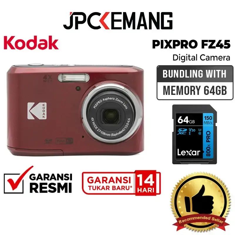 Promo Jpc Kemang Kodak Pixpro Fz45 Compact Digital Camera Pocket Kodak ...