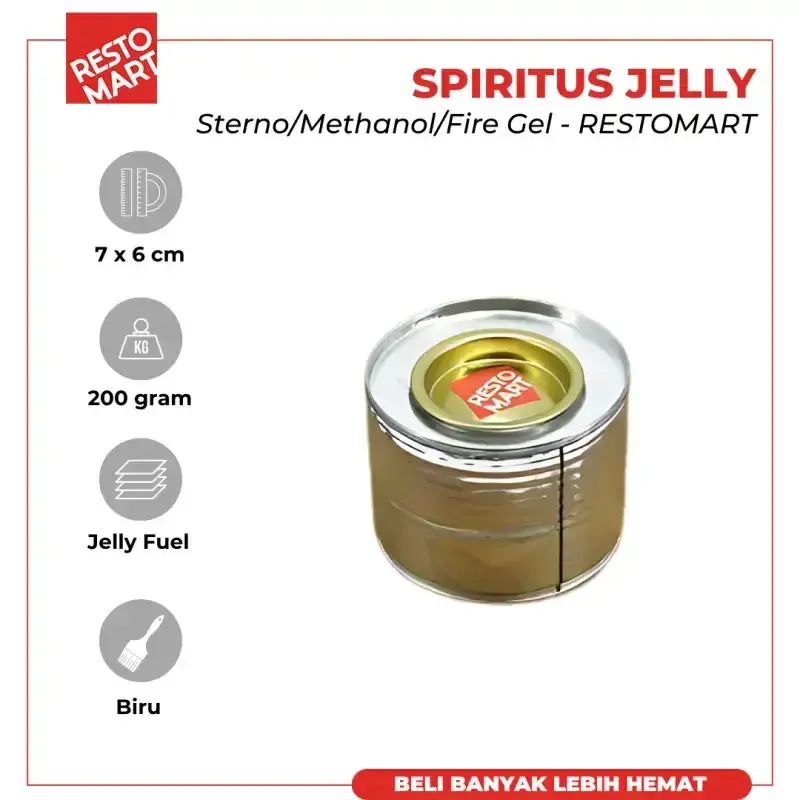 Promo Spiritus Jelly/fire Gel/jelly Fuel-restomart-250gr(0818122 ...