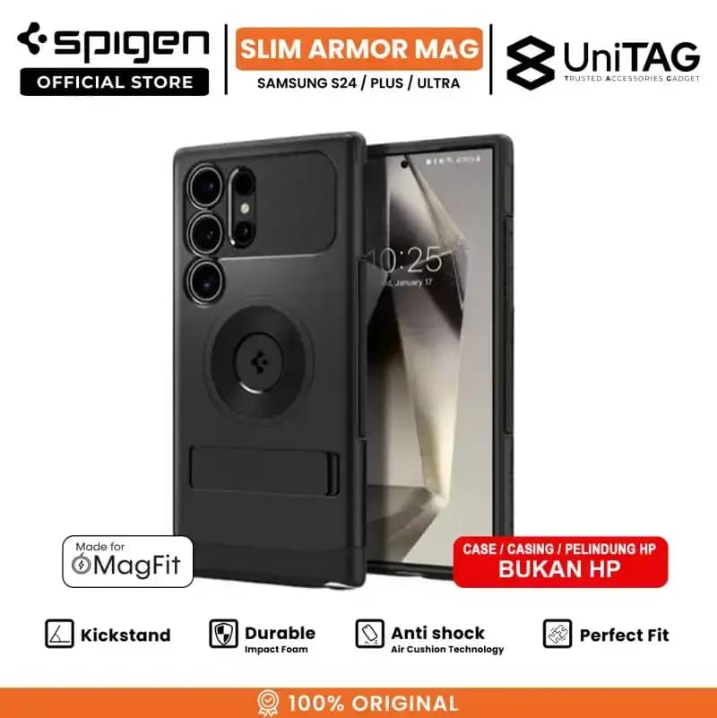 Promo Spigen Case For Samsung Galaxy S24 Ultra Slim Armor Magnetic ...