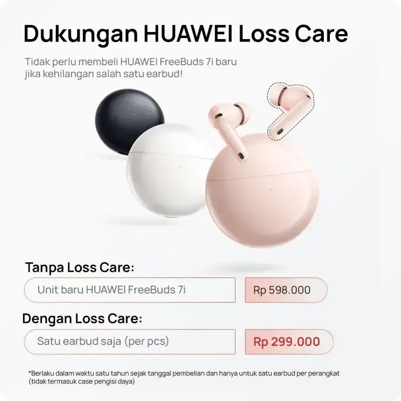 Jual HUAWEI Freebuds 7i Tws | Intelligent Dynamic Anc 4.0 | Spatial ...