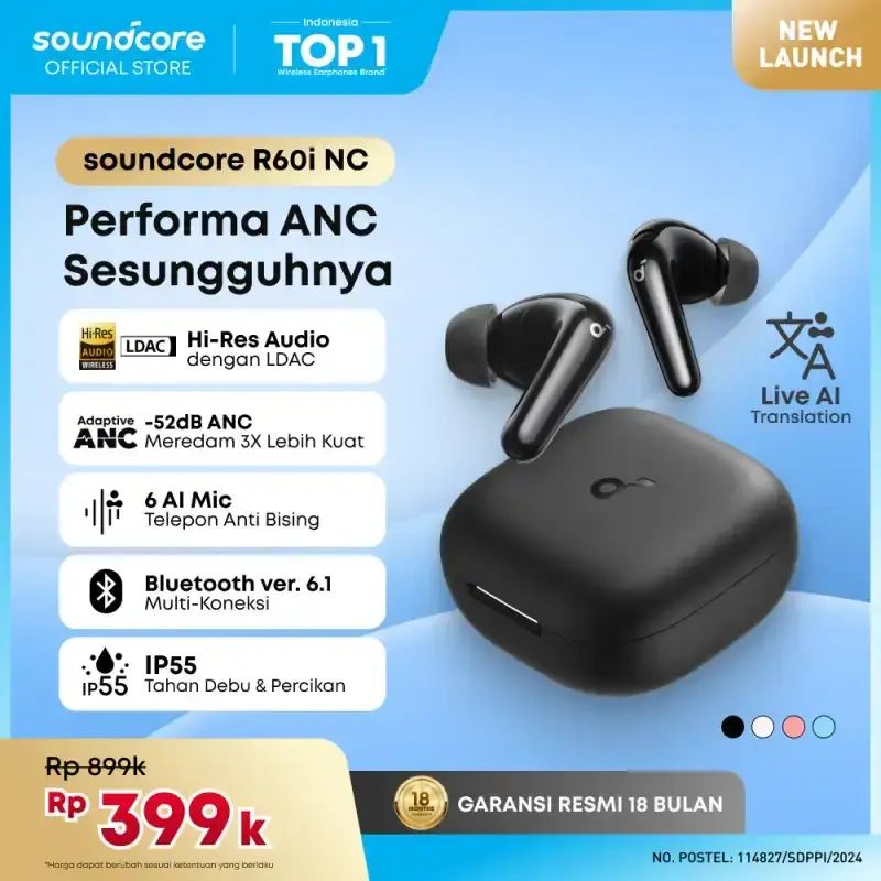 Anker Soundcore R50 I 🔥 - Terlengkap Harga Terbaru April 2026