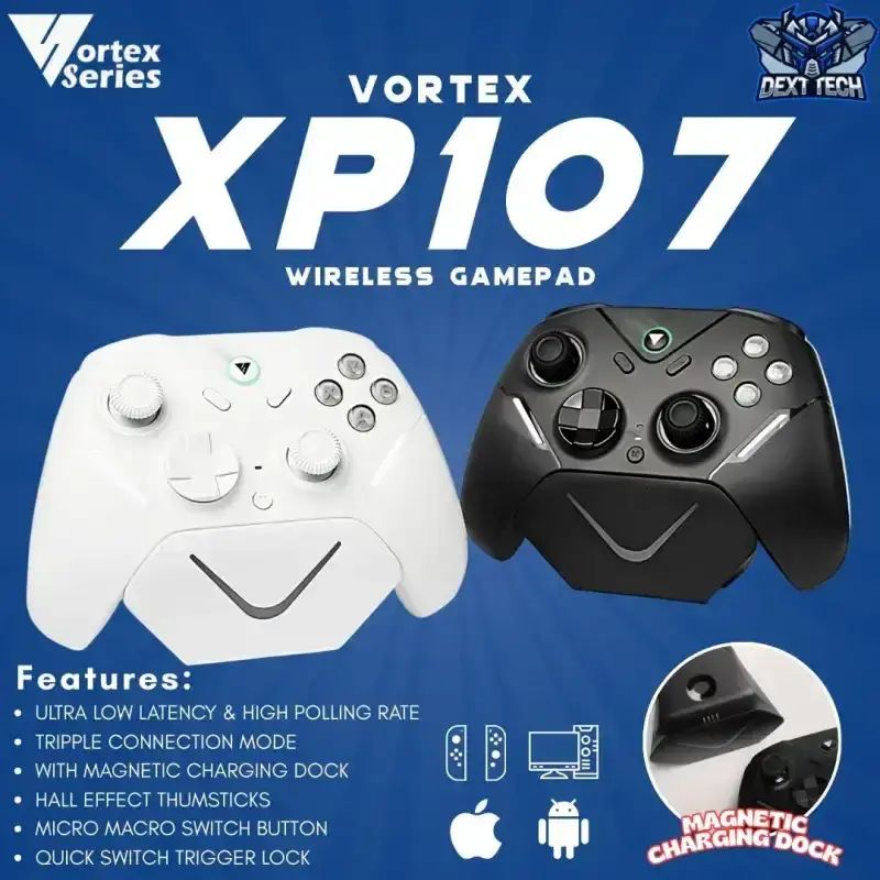 Jual Vortexseries Xp107 Wireless Gamepad Controller Gyro, Turbo ...
