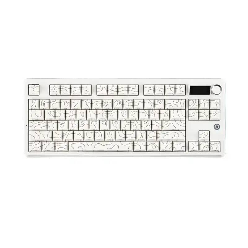 Promo Ajazz Ak870 / Ak-870 V2 Tkl Keyboard Gaming Mechanical 3-mode Rgb ...