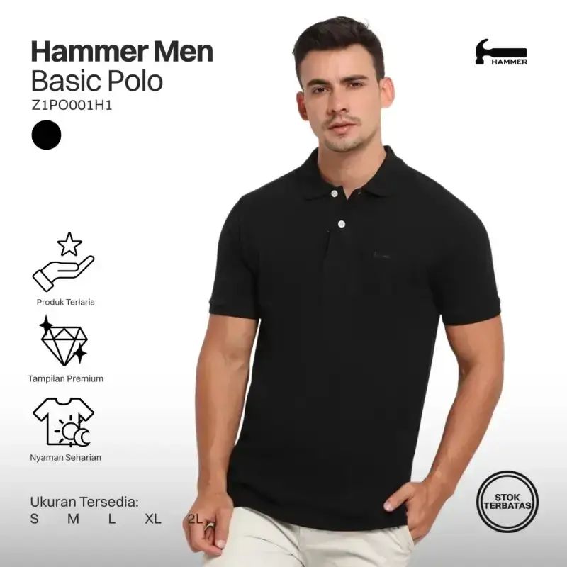 Polo Hitam 🔥 Harga & Model Terbaru Mei 2026
