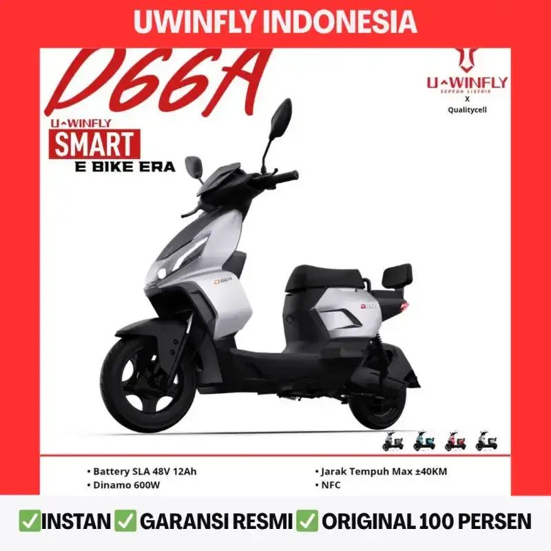 Promo Sepeda Listrik Uwinfly D66a Terbaru 2025 Anti Air Nfc Diskon 8% ...