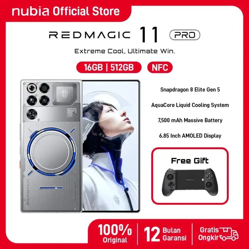 Jual [new Product] Handphone Gaming Redmagic 11 Pro 5g Snapdragon 8 ...