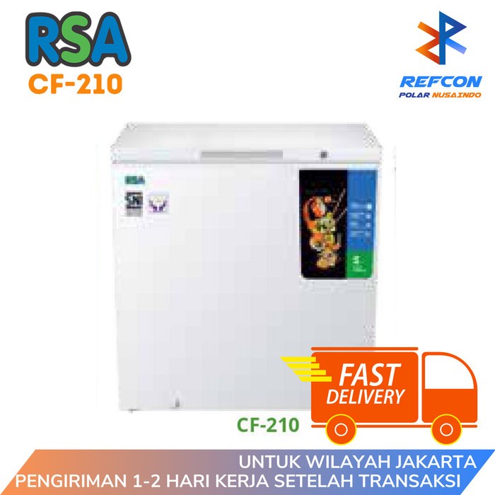 Jual Rsa Cf-210 Chest Freezer 210 Liter Di Seller Refcon Polar Nusaindo ...
