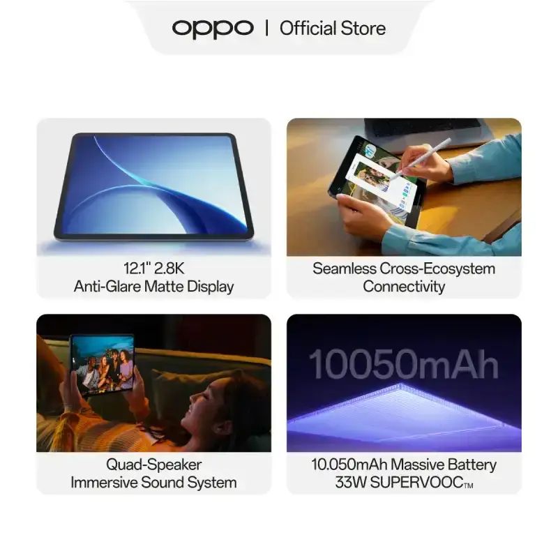 Jual [new] OPPO Pad 5 Matte Display Edition 8gb/256gb Starlight Black ...