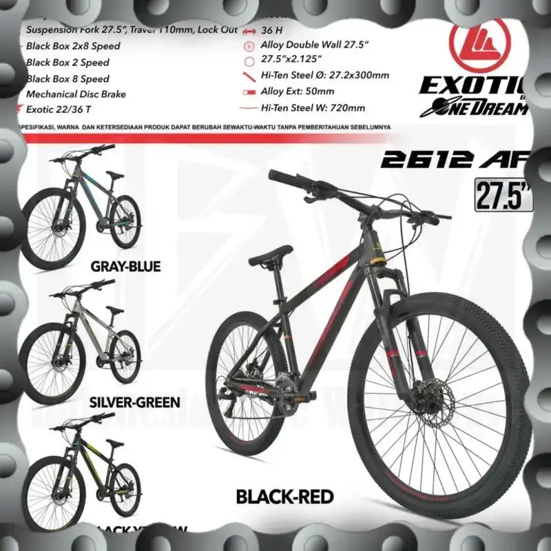 Sepeda MTB Exotic - Harga Terbaru Juni 2026