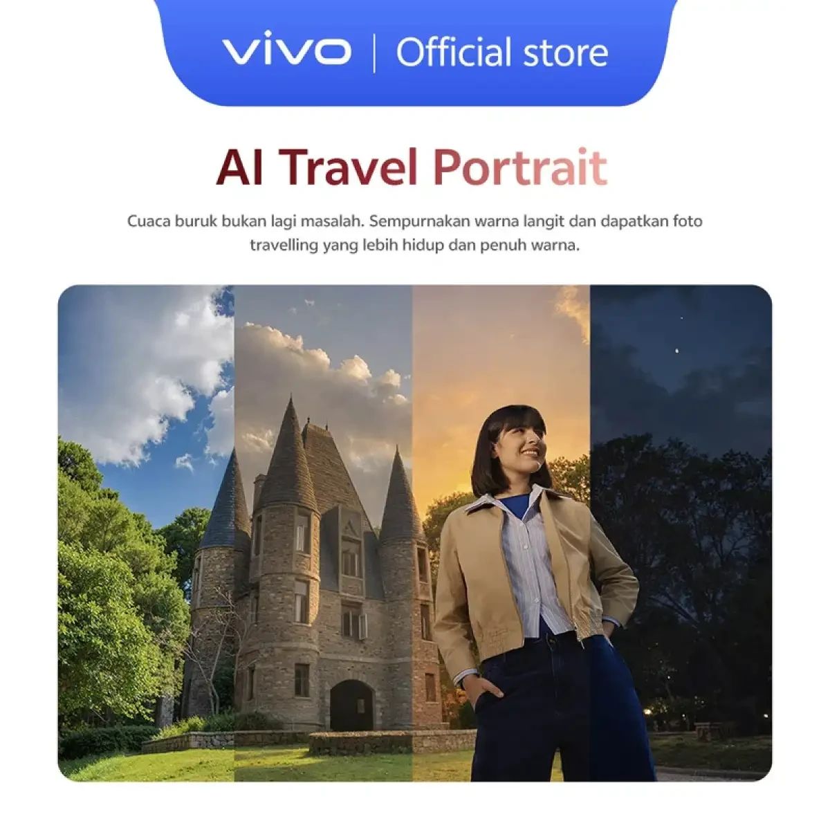 Jual [new Launch] vivo V70 5g 10x Telephoto Zoom, Ai Stage Mode, 4k 60 ...
