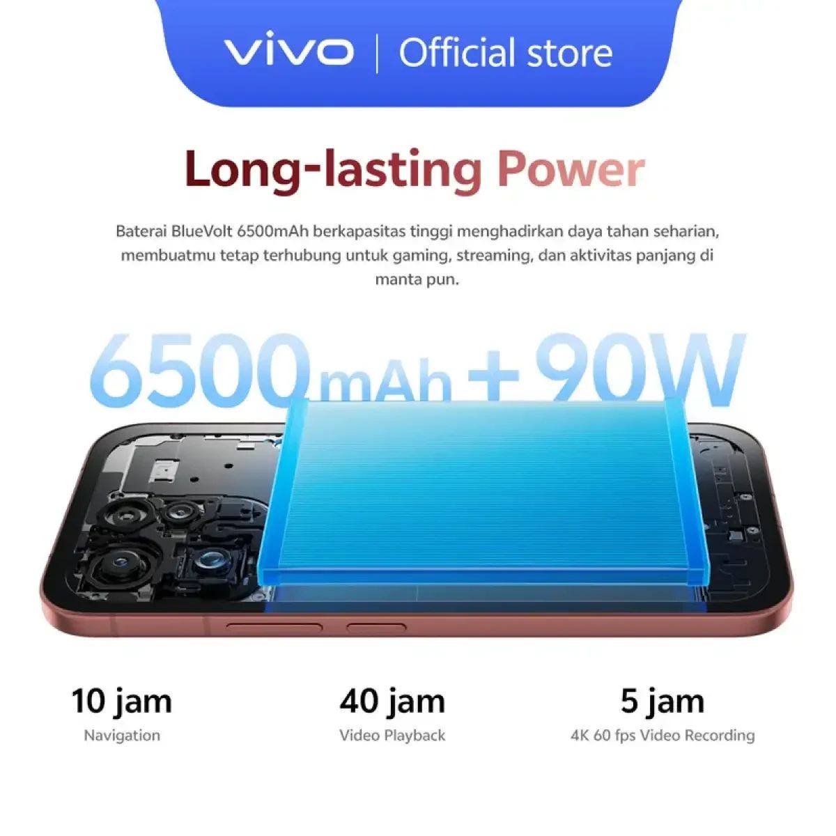 Jual [new Launch] vivo V70 5g 10x Telephoto Zoom, Ai Stage Mode, 4k 60 ...