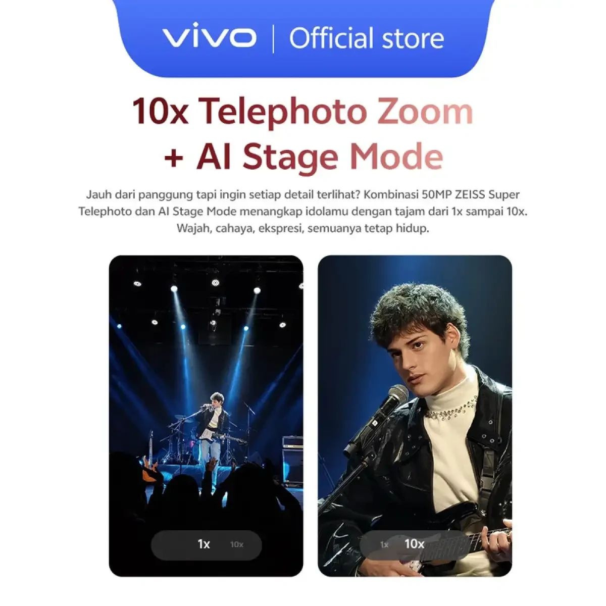 Jual [new Launch] vivo V70 5g 10x Telephoto Zoom, Ai Stage Mode, 4k 60 ...