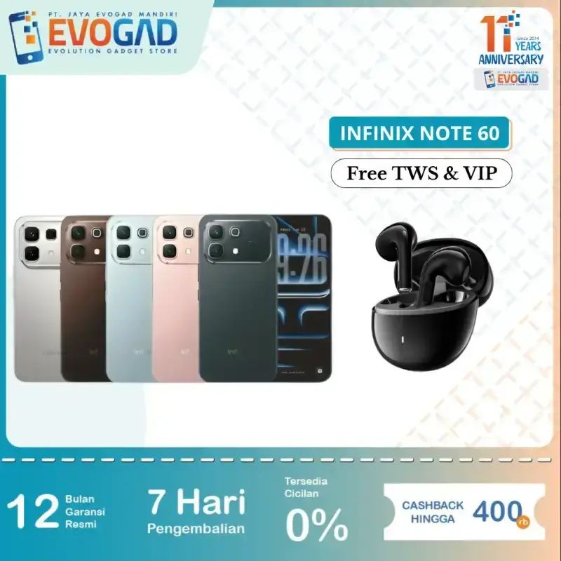 Promo Infinix Note 60 8/256 5g Mediatek Dimensity 7400 Ultimate ...