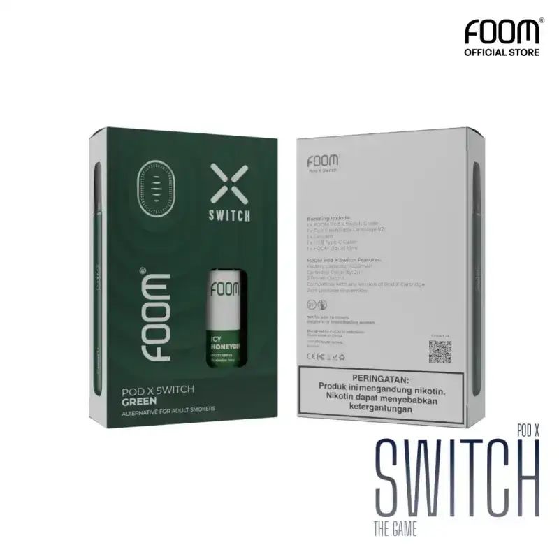 Jual Foom X Switch Green - Bundling Icy Honeydew 15 Ml Di Seller Foom ...