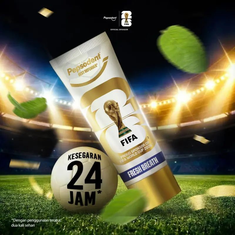Jual [limited Edition] Pepsodent Toothpaste Best Defender - Fifa World ...