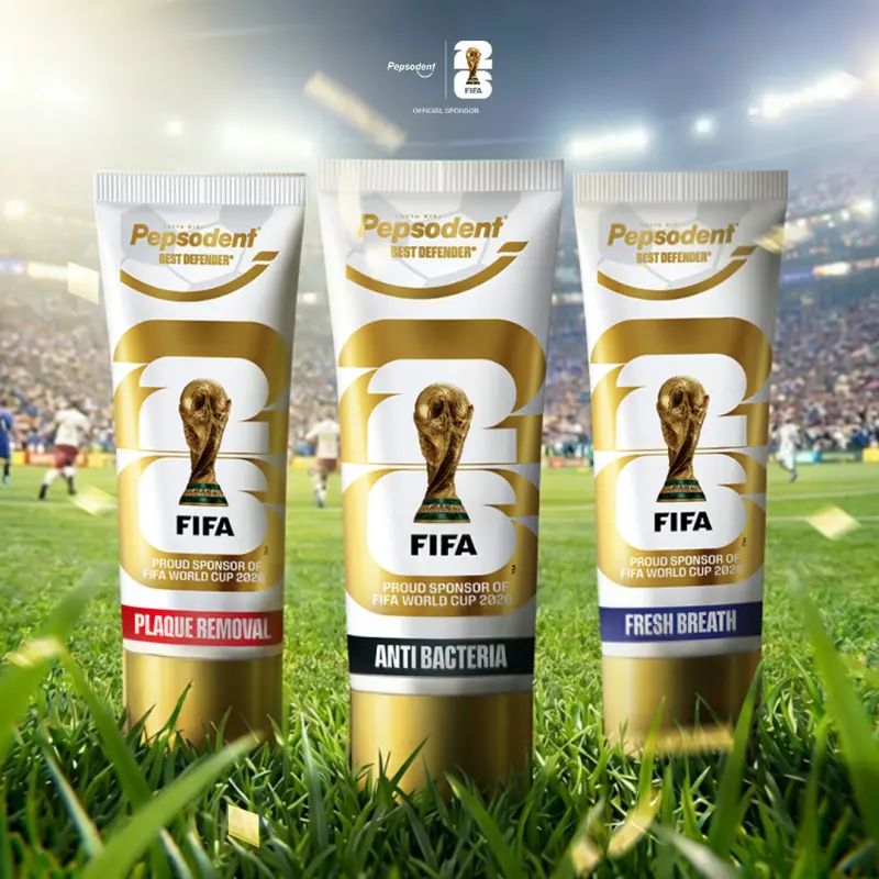 Jual [limited Edition] Pepsodent Toothpaste Best Defender - Fifa World ...