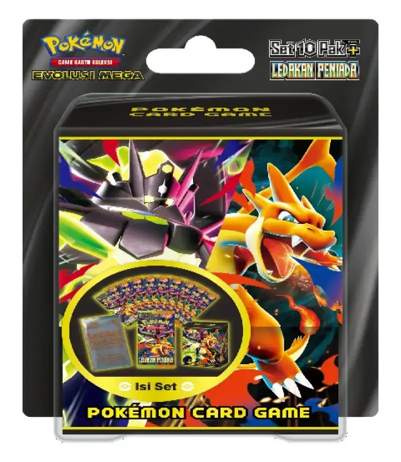 Jual Pokemon Ledakan Peniada Set 10 Pack Plus Tcg Indonesia Ma4 - Set ...