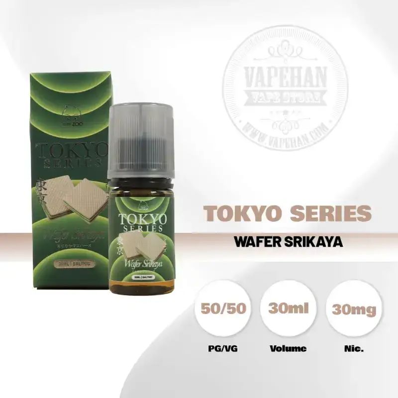 Jual Liquid Saltnic Tokyo Wafer Series Srikaya Crunchy Wafer 30mg 30ml ...
