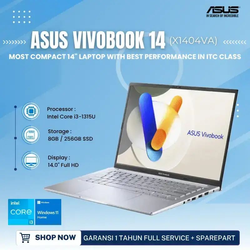Asus X1404 Va - 🔥 Harga & Spesifikasi Terbaru Mei 2026