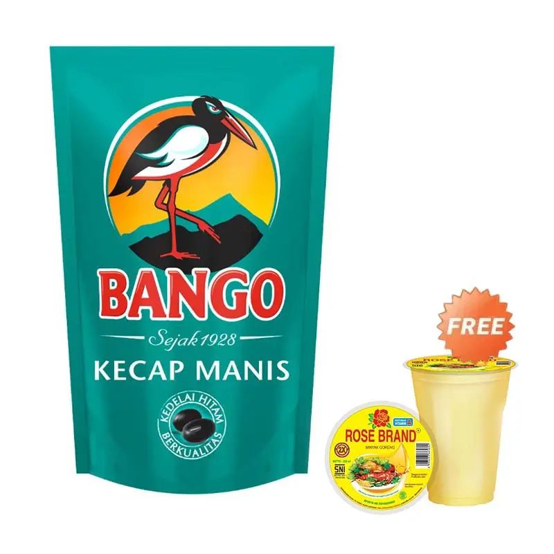 Promo Bango Kecap Manis 700 Gr Free Minyak Goreng (220ml) Diskon 34% Di ...