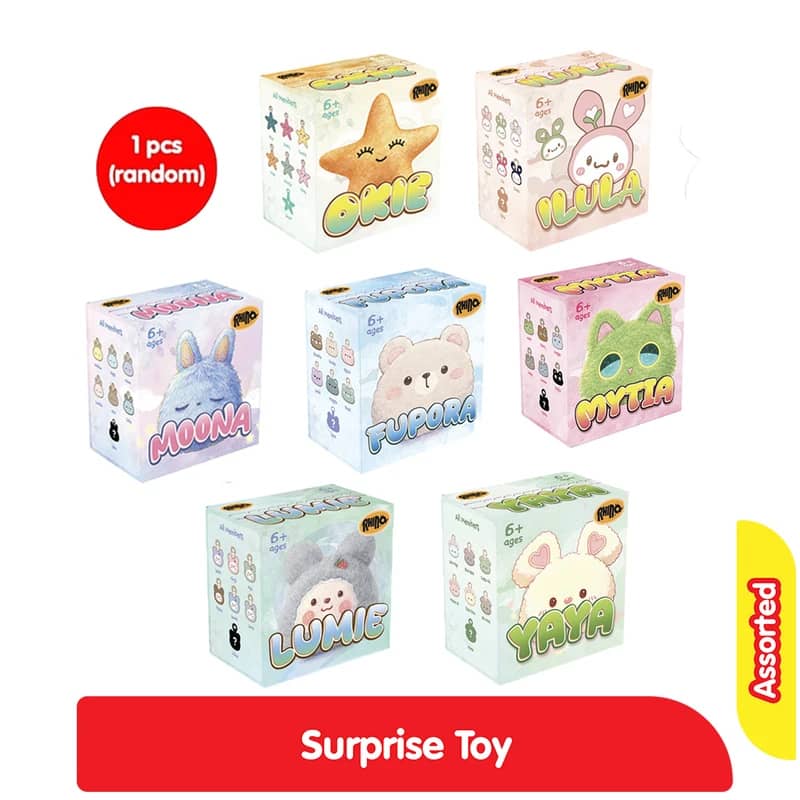 Jual Rhino Plush Boneka Keychain - Blind Box Di Seller Alfamart ...