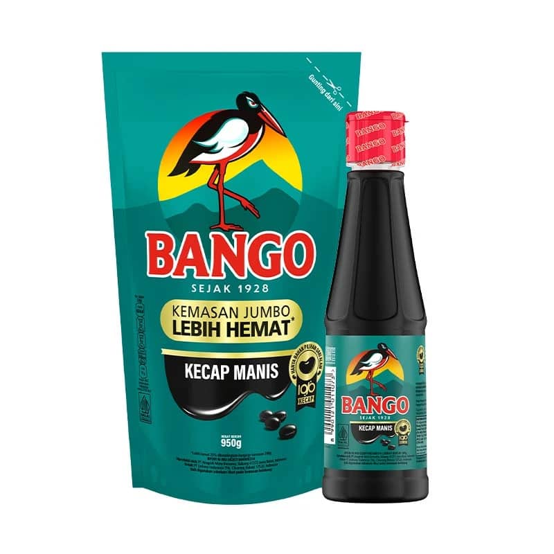 Promo [bundle Hemat] - Bango Kecap Manis 950 G/ 735 Ml + Bango Botol ...