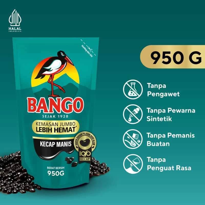 Promo [bundle Hemat] - Bango Kecap Manis 950 G/ 735 Ml + Bango Botol ...