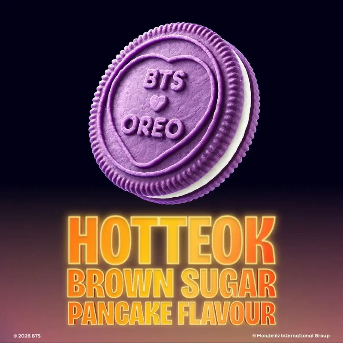 Jual Oreo Bts Biskuit Sandwich Dengan Krim Rasa Hotteok Brown Sugar ...