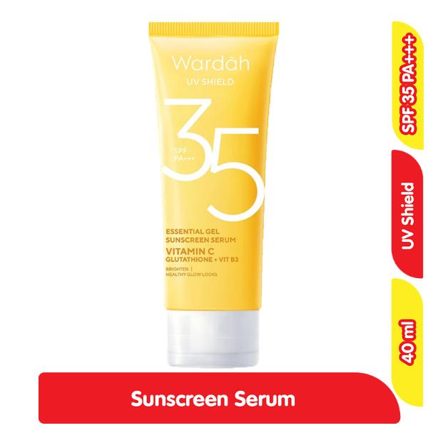 Jual Wardah Uv Shield Sunscreen Serum Wajah Essential Gel Spf 35 40 Ml Di Seller Alfamart ...