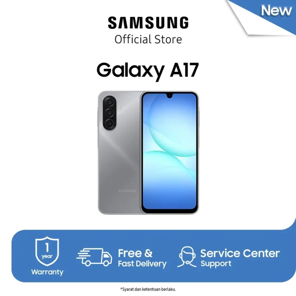 Jual Samsung Galaxy A17 4/128 GB - Black | Smartphone Ai | Android ...