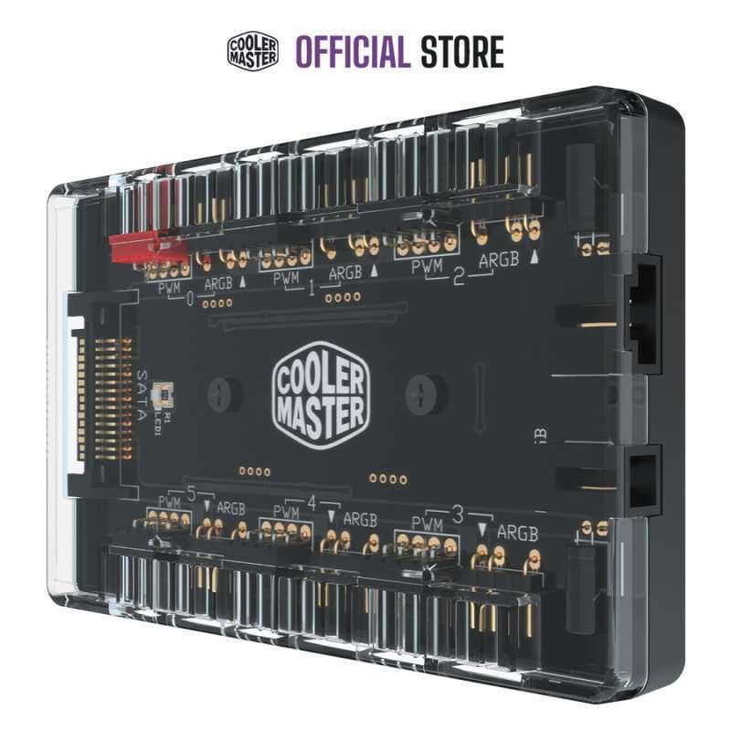 Jual Cooler Master Masterfan Argb & Pwm Hub 1 To 6 Port Di Seller ...