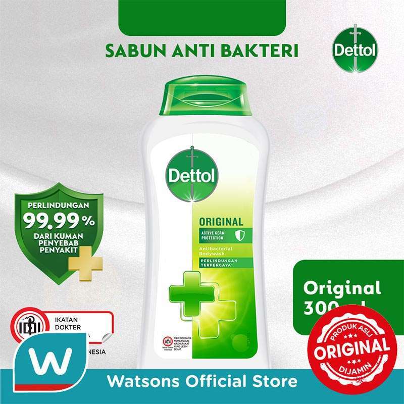 Jual Dettol Bottle Original Sabun Mandi [300 gr] di Seller WATSONS ...